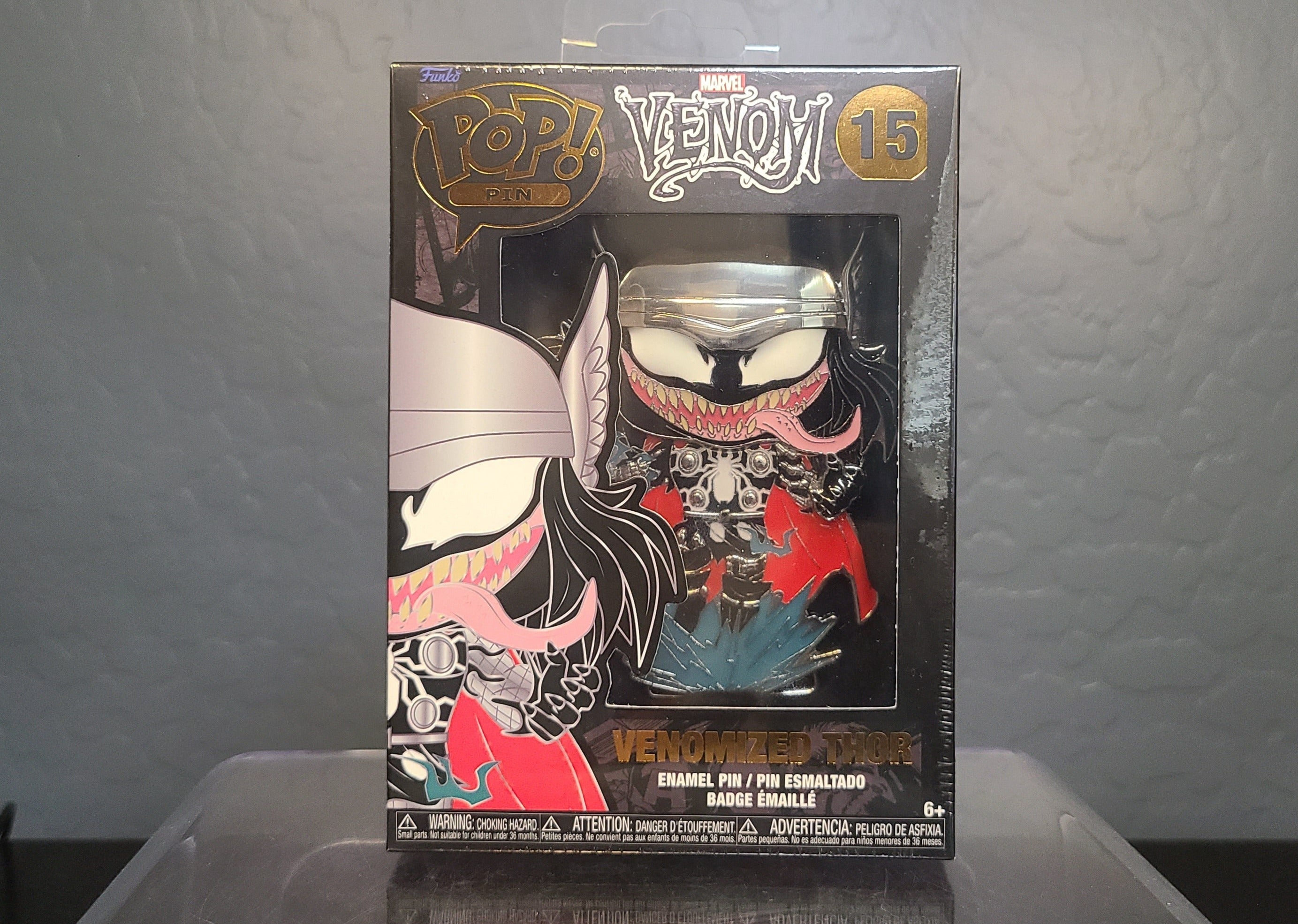 Funko Pop Pin 15 Venomized Thor New Sealed [8 Out Of 10] Figgy